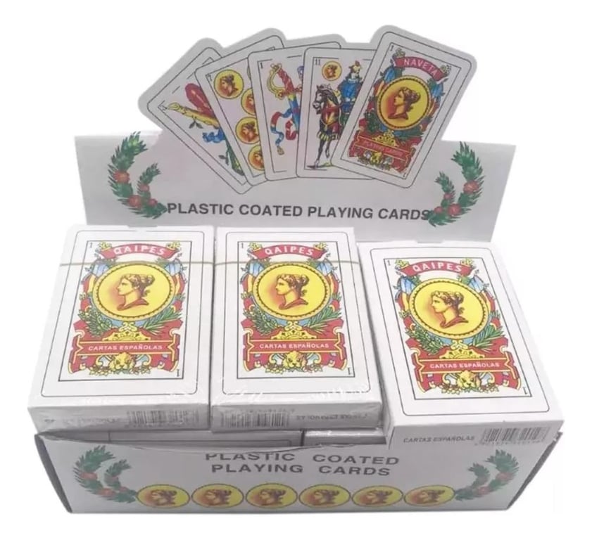GENERICO Pack de 12 Barajas Españolas de 40 Cartas para Jugar ...
