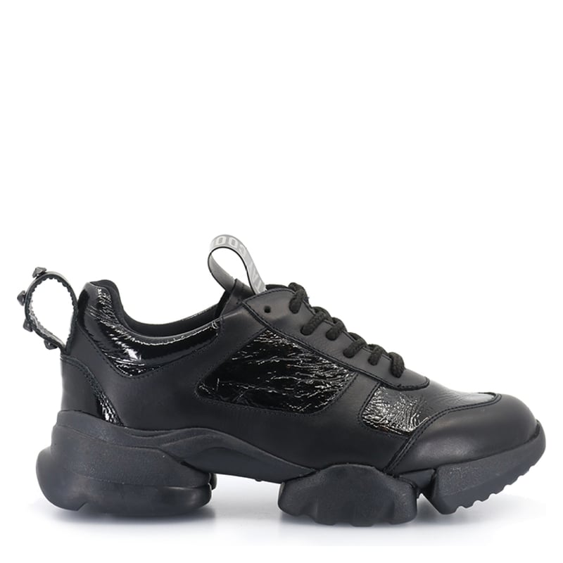 RICKY SARKANY Ricky Sarkany Zapatilla Urbana Mujer Cuero Negra ...