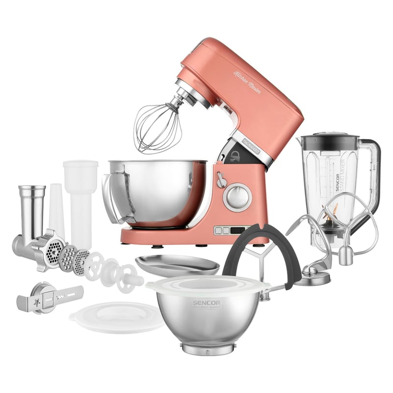 SENCOR Batidora Rosa Metalizado Sencor Stand Mixer STM 7875RS ...