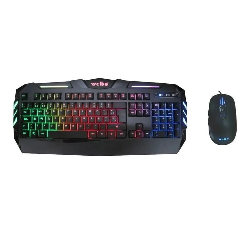 GENERICO Combo Teclado Mouse Gaming Weibo Wb-520 Rgb | falabella.com