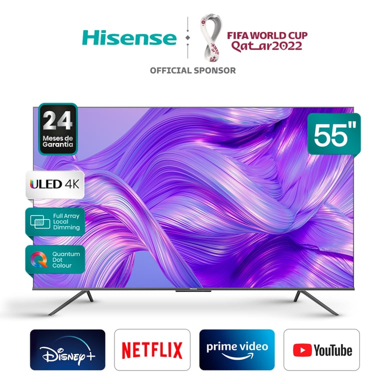 HISENSE ULED Smart TV 55" 55U60G 4K HDR Hisense | falabella.com