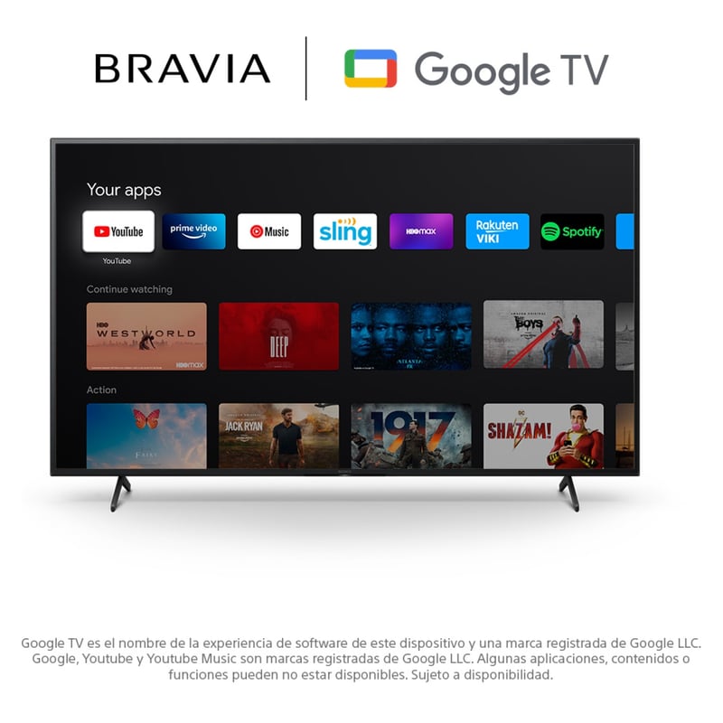 SONY LED 65" KD-65X80J 4K Ultra HD Smart TV | falabella.com
