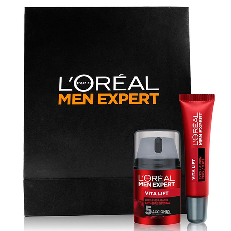 MEN EXPERT Pack Vitalift Men Expert: Crema Hidratante Y Roll On Ojos ...