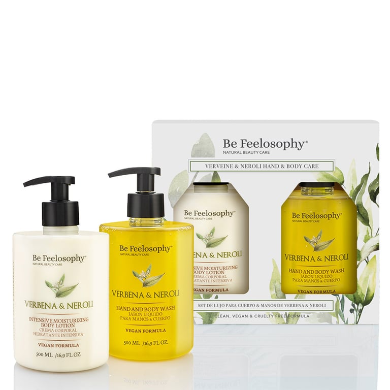 BE FEELOSOPHY Set Jabon Liquido 8 Cr.Cuer Verbena 500Ml Be Feelosophy ...