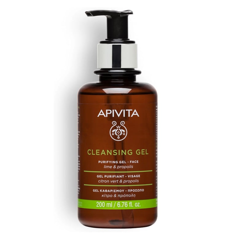 APIVITA FACE CLEANSING Gel Limpiador para Pieles Mixtas a Grasas ...