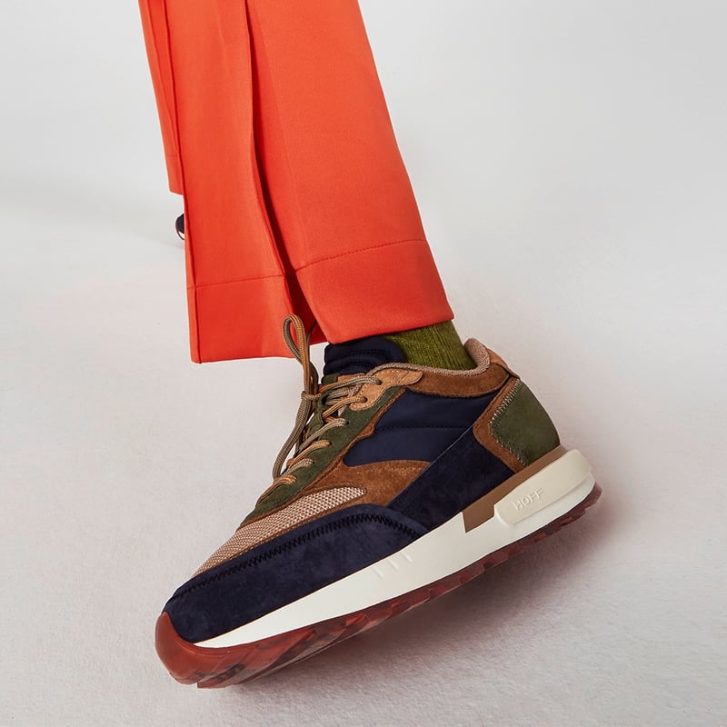 HOFF Hoff Pampa Zapatilla Urbana Hombre Cuero Azul | falabella.com