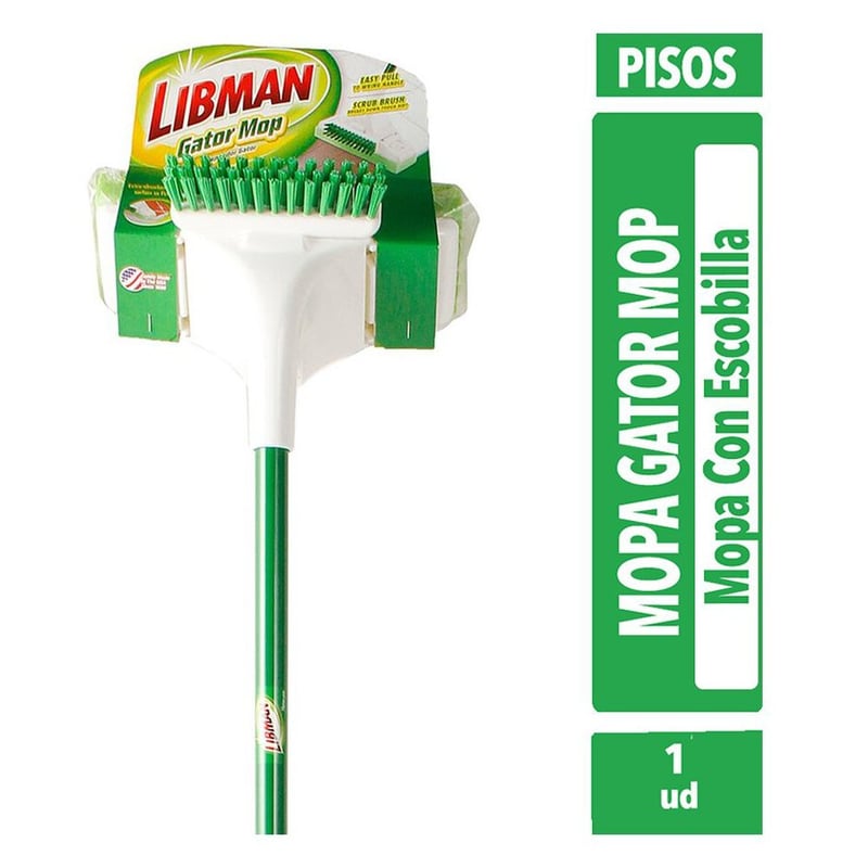 LIBMAN Mopa Trapeador Con Cepillo Gator Mop Libman | falabella.com