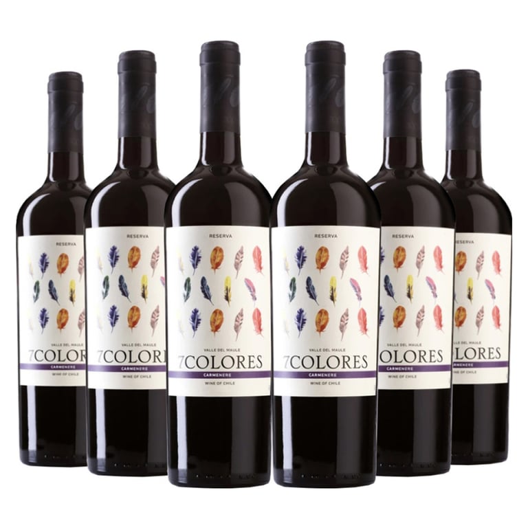7 COLORES 6 Vinos 7 Colores Reserva Carmenere | falabella.com
