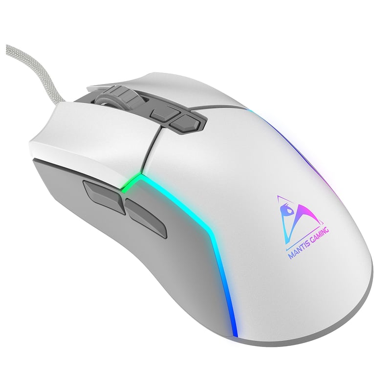 MANTIS GAMING Mouse Gamer Phantom M25 Blanco | falabella.com