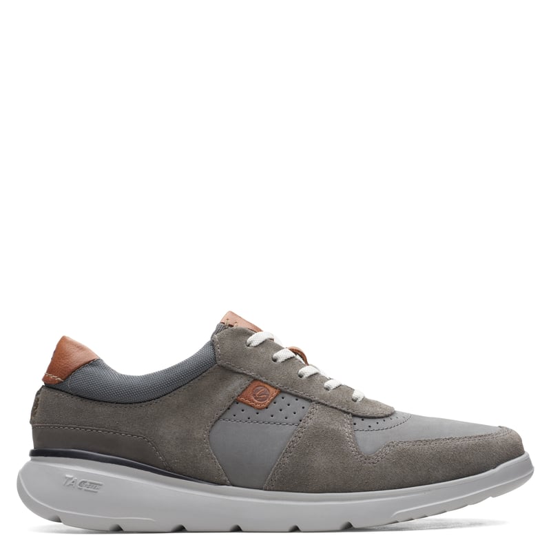 CLARKS Clarks Zapatilla Urbana Hombre Cuero Gris | falabella.com