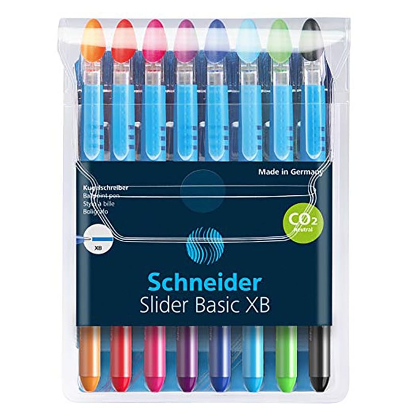 SCHNEIDER N Bolígrafos Slider Basic Xb 8 Unidades | falabella.com