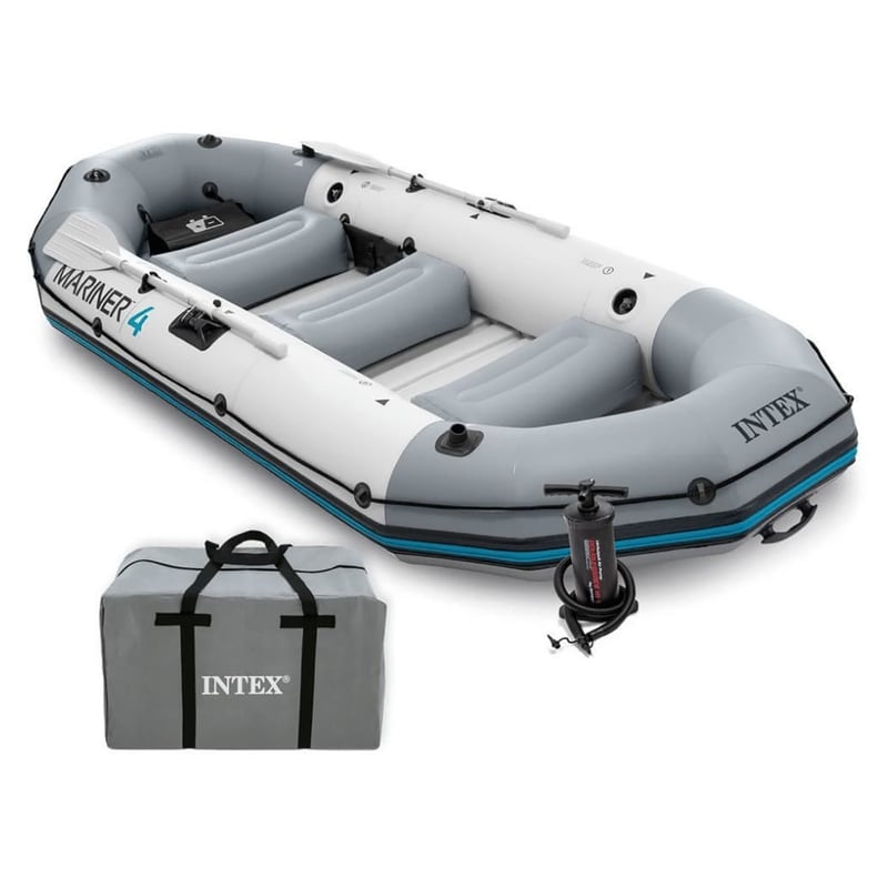 INTEX Bote Inflable Intex Mariner 4 Set Capacidad 500 Kg | falabella.com