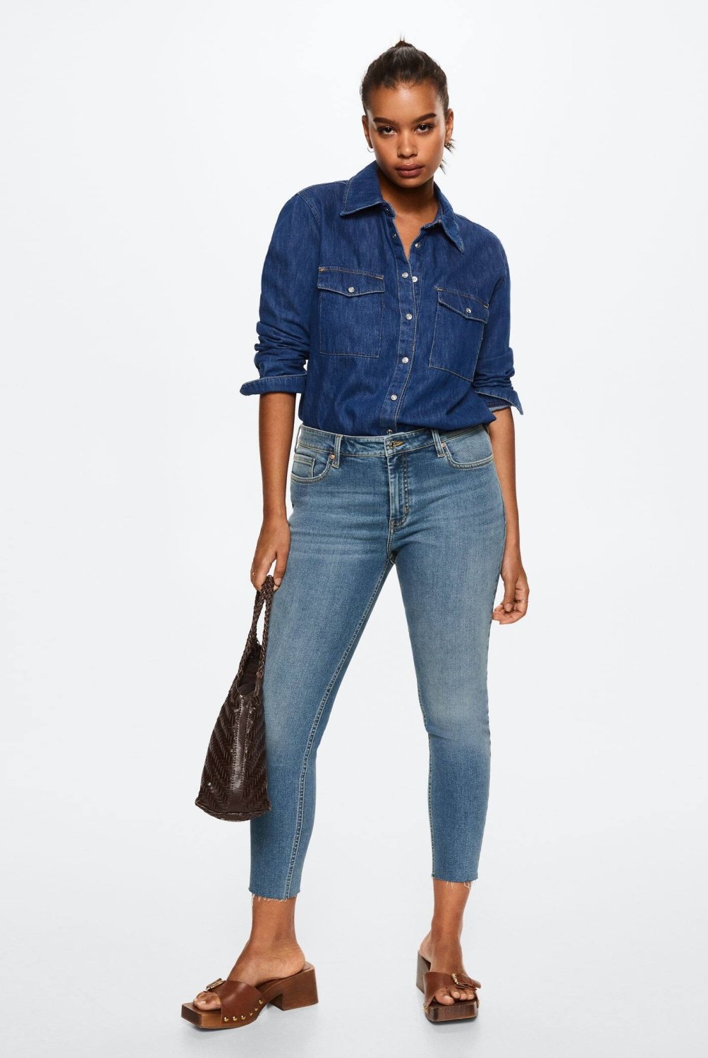 MANGO Jeans Skinny Isa Tiro Medio Mujer Mango | falabella.com