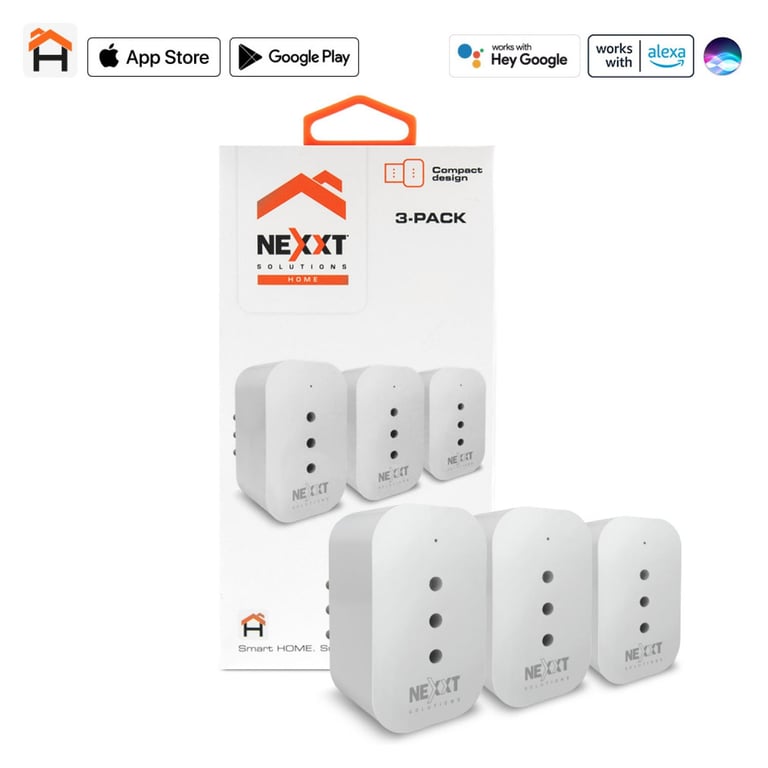 NEXXT SOLUTIONS Enchufe Inteligente 3 Unidades Nexxt Solutions ...