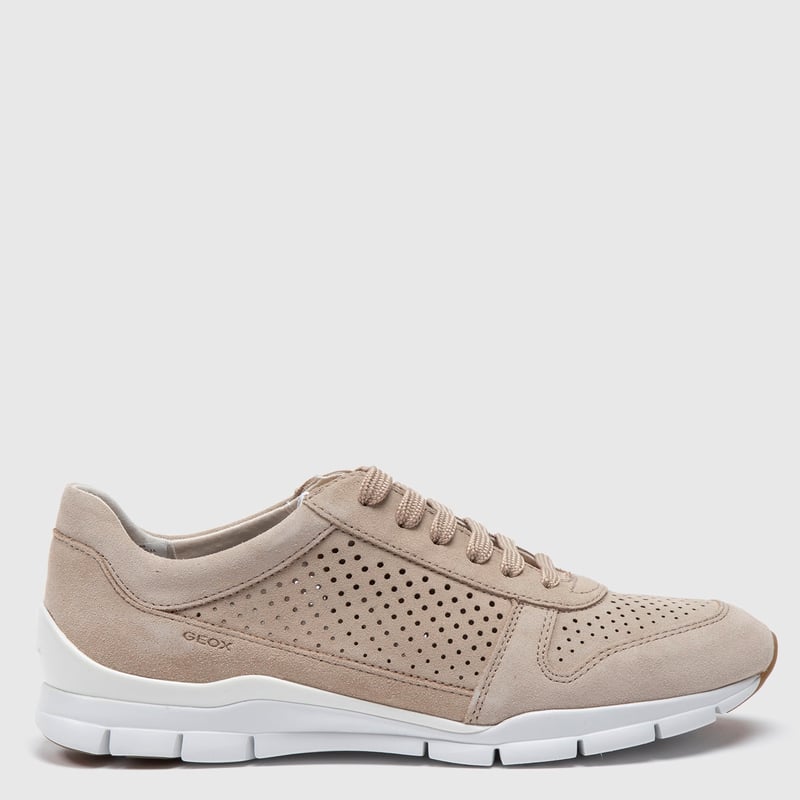 GEOX Geox Zapatilla Urbana Mujer Cuero Beige | falabella.com