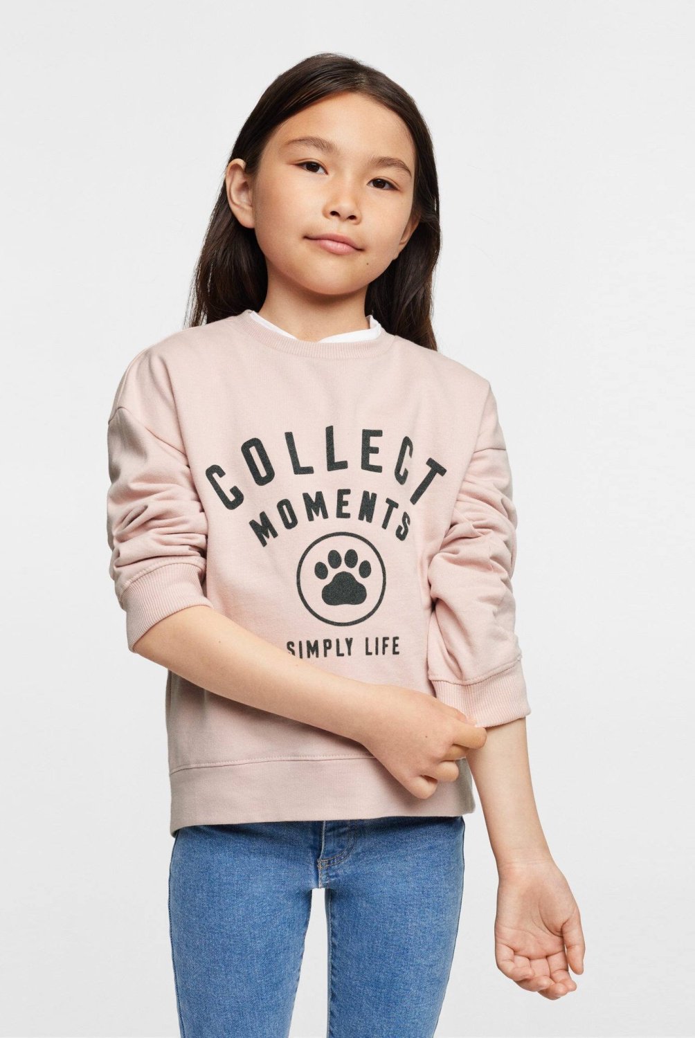MANGO KIDS Polerón Algodón Niña Mango Kids | falabella.com