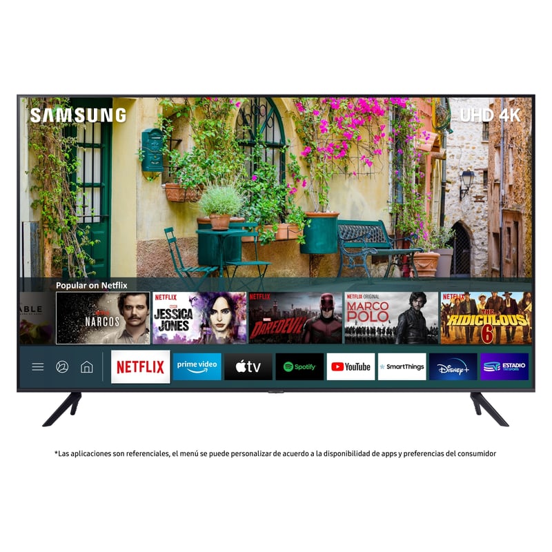 SAMSUNG LED Smart TV 60" UN60AU7000GXZS Tizen Samsung | falabella.com