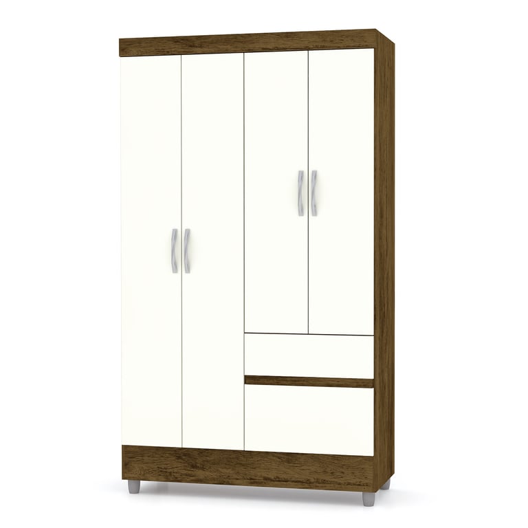 JDO & DESIGN Clóset Ideal 4 Puertas 2 Cajones Champagne Jdo & Design ...