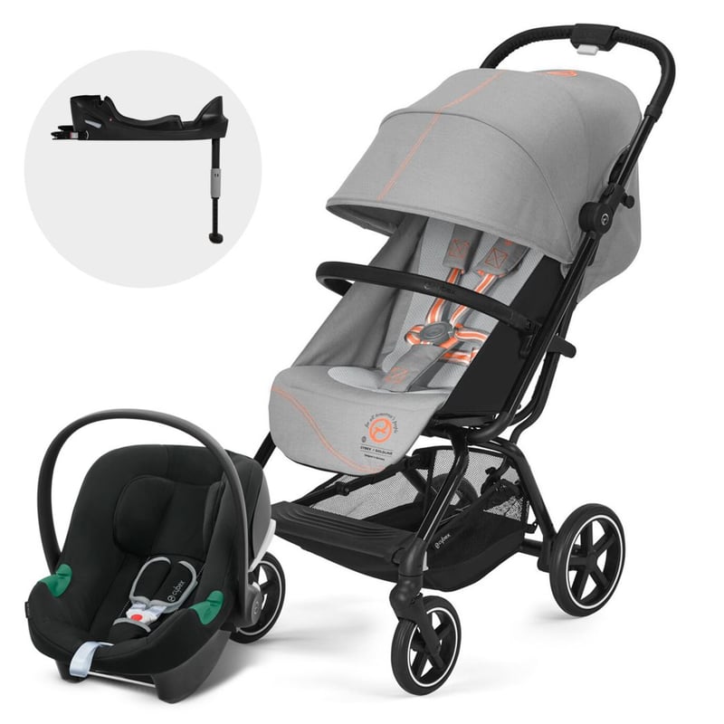 CYBEX Coche Travel System Eezy S Pl Blk Grey Aton B2 Cybex | falabella.com