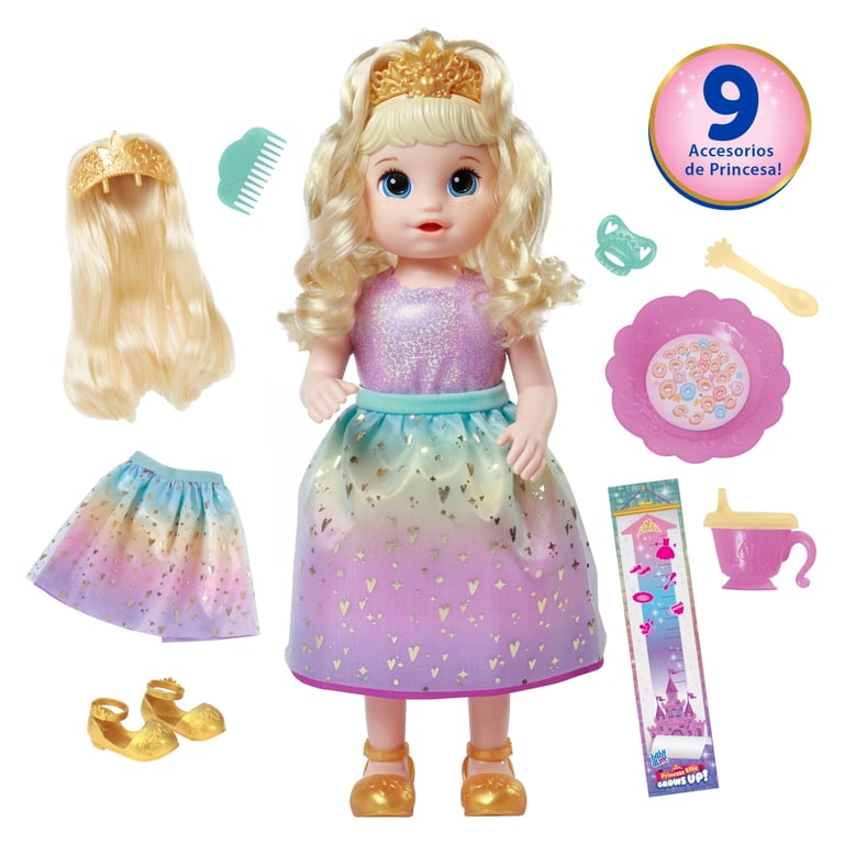 BABY ALIVE Muñeca Princesa Ellie Grows Up Baby Alive | falabella.com