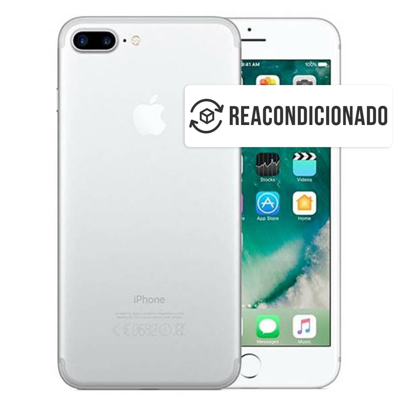 APPLE iPhone 7 Plus Silver 32 GB Reacondicionado | falabella.com