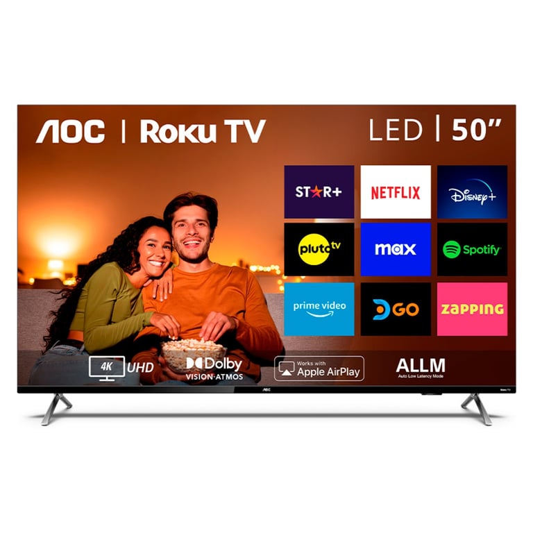 AOC Led 50" 4K UHD Smart TV Roku Aoc | falabella.com