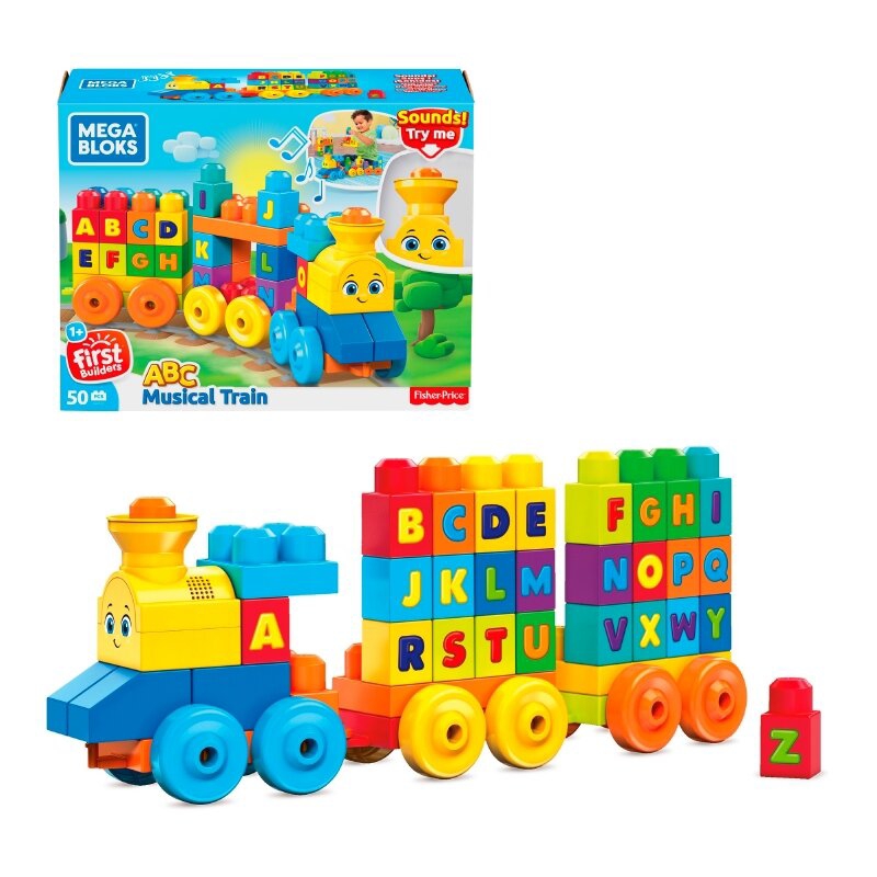 MEGA BLOKS MEGA BLOCK TREN DE APRENDIZAJE | falabella.com