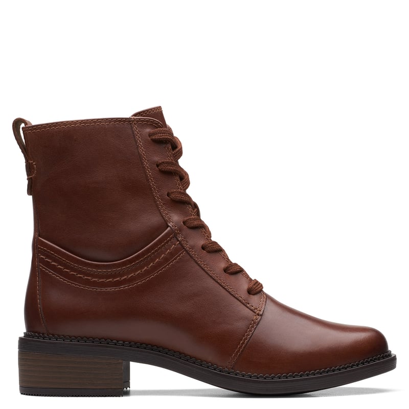 CLARKS Botín Mujer Cuero Café Clarks | falabella.com