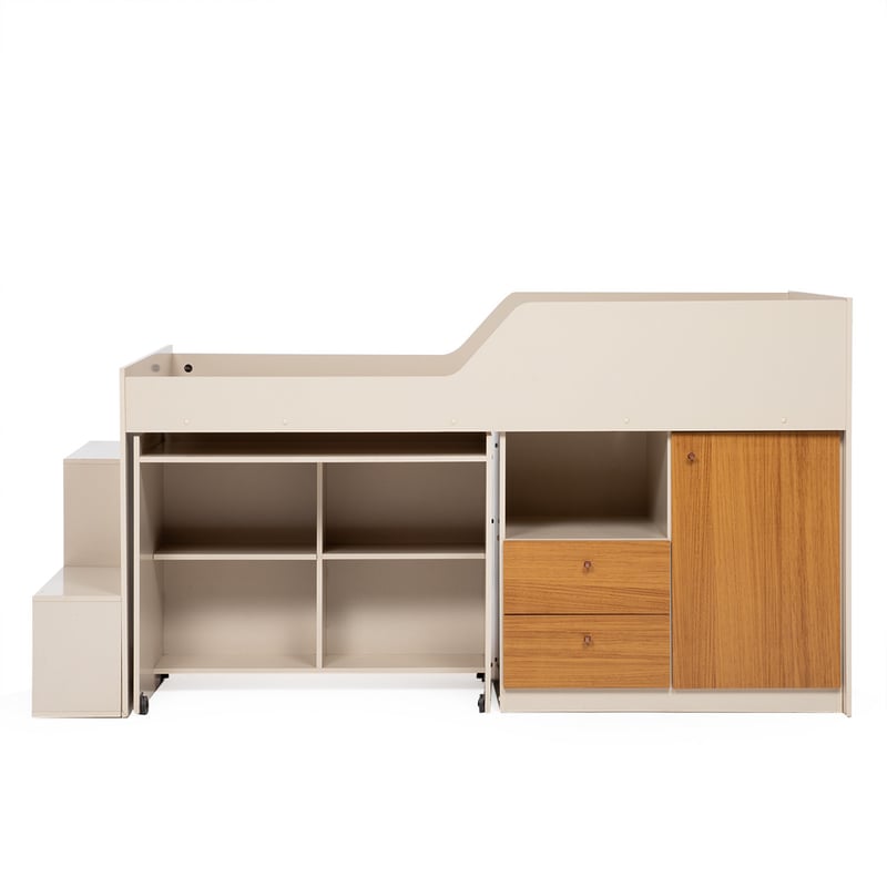 DECOCASA Cama Aila Off White 1.5 Plazas Decocasa | falabella.com