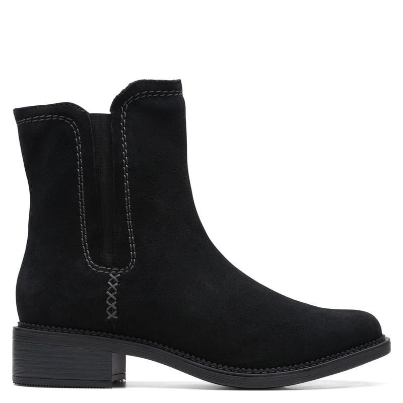 CLARKS Botín Mujer Cuero Negro Clarks | falabella.com