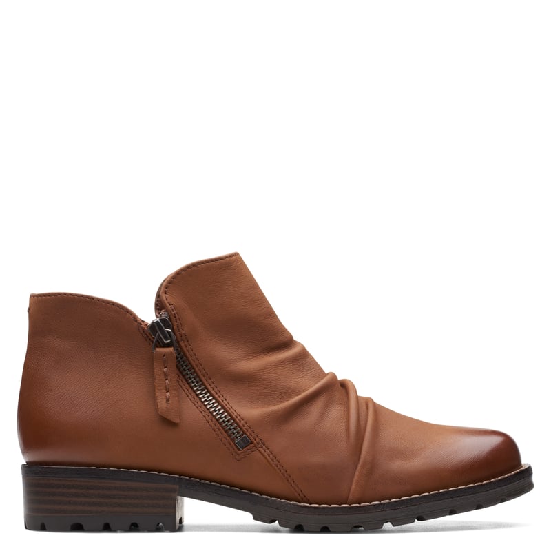 CLARKS Botín Mujer Cuero Café Clarks | falabella.com