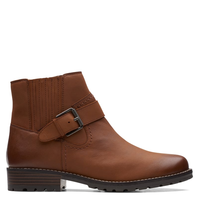 CLARKS Botín Mujer Cuero Café Clarks | falabella.com