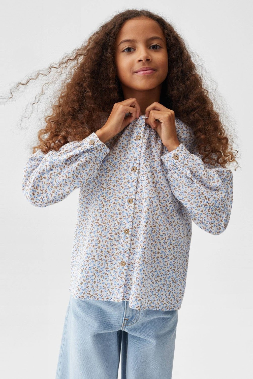 MANGO KIDS Blusa Estampado Floral Elena Niña Mango Kids | falabella.com