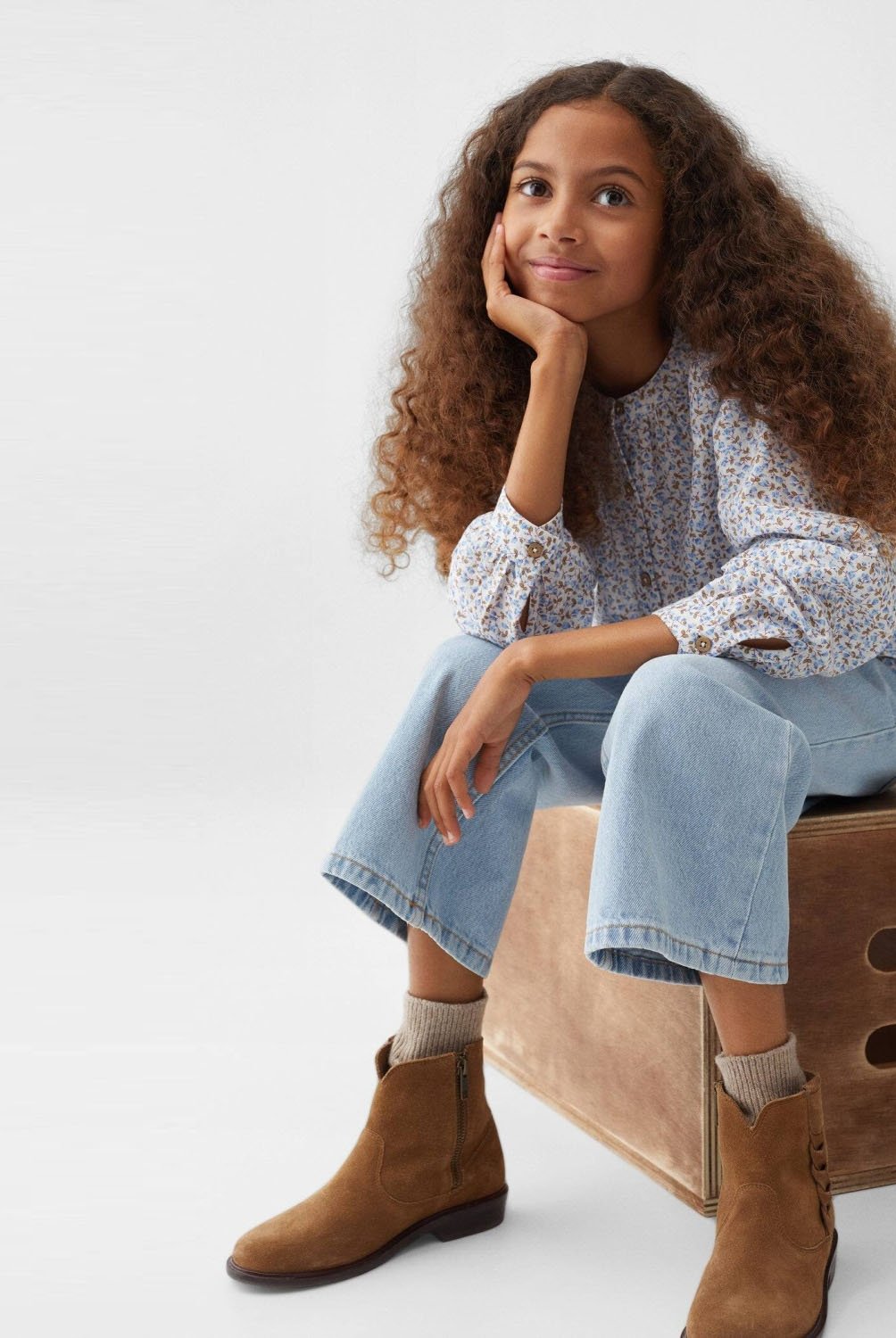 MANGO KIDS Blusa Estampado Floral Elena Niña Mango Kids | falabella.com