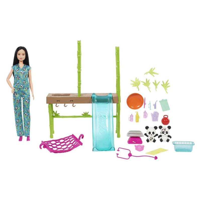 BARBIE Profesiones Cuidadora De Pandas Barbie | falabella.com