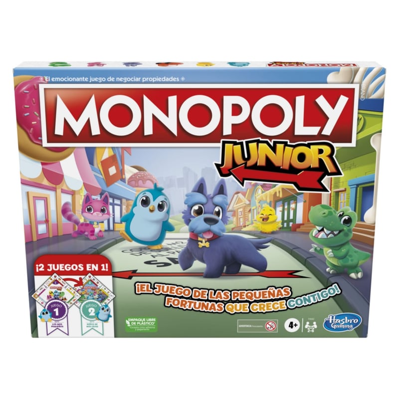 MONOPOLY Juego De Mesa Junior Monopoly | falabella.com