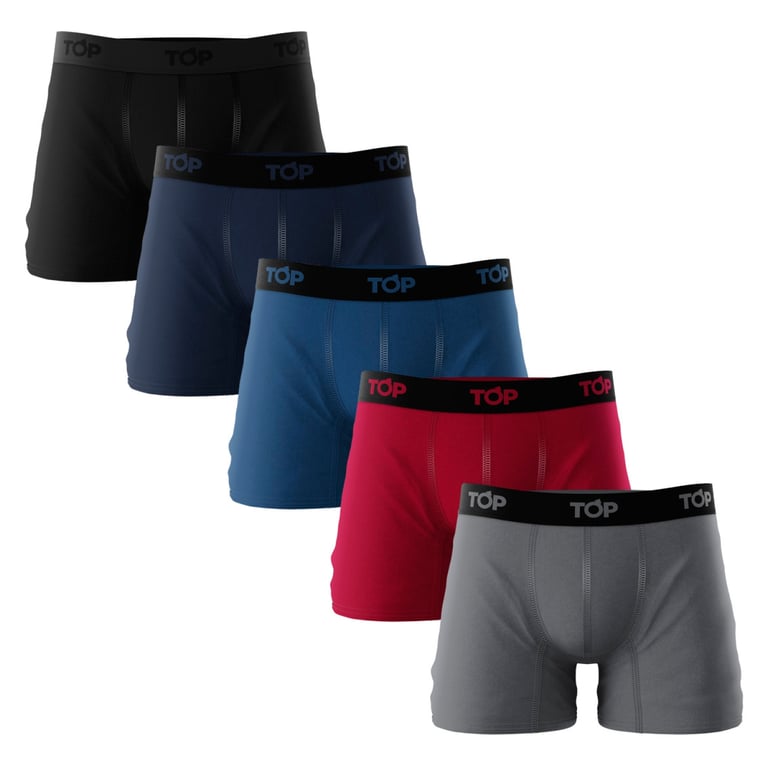 TOP Pack De 5 Boxer Algodón Hombre Top | falabella.com