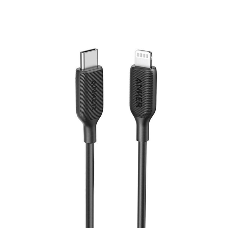 ANKER Cable Powerline USB-C a Lightning 0.9m Negro Anker | falabella.com
