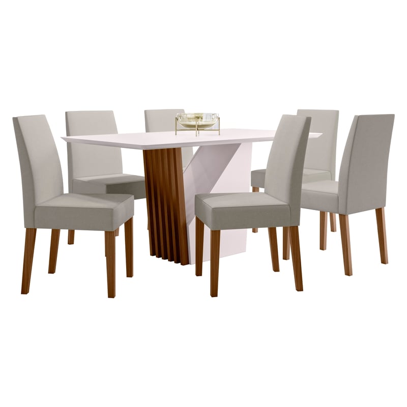 JDO & DESIGN Juego de Comedor Veneza 6 Sillas Jdo & Design | falabella.com