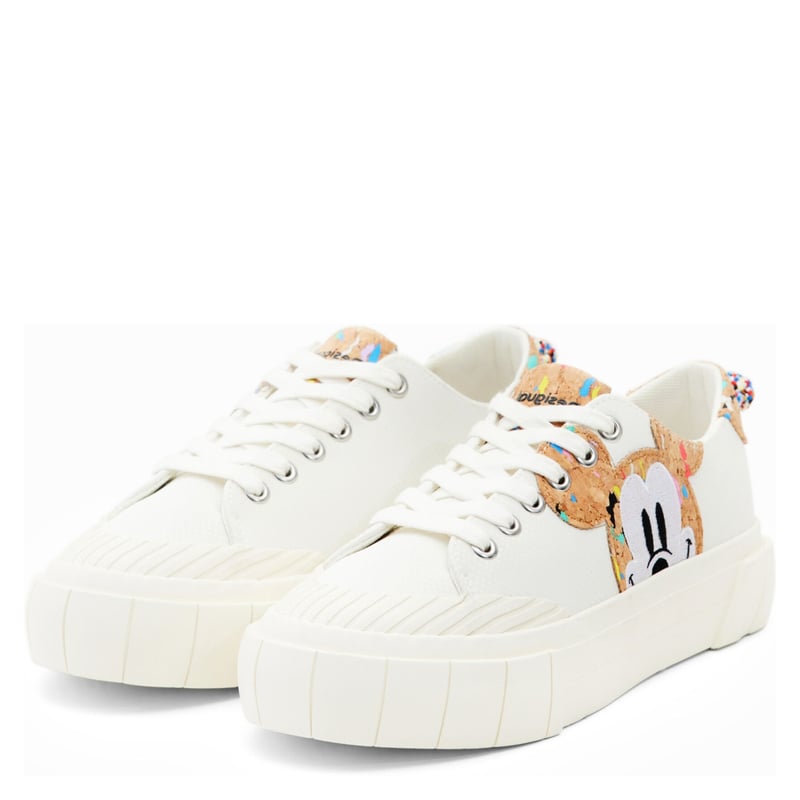 DESIGUAL Zapatilla Urbana Mickey Mouse Mujer Blanco Desigual ...