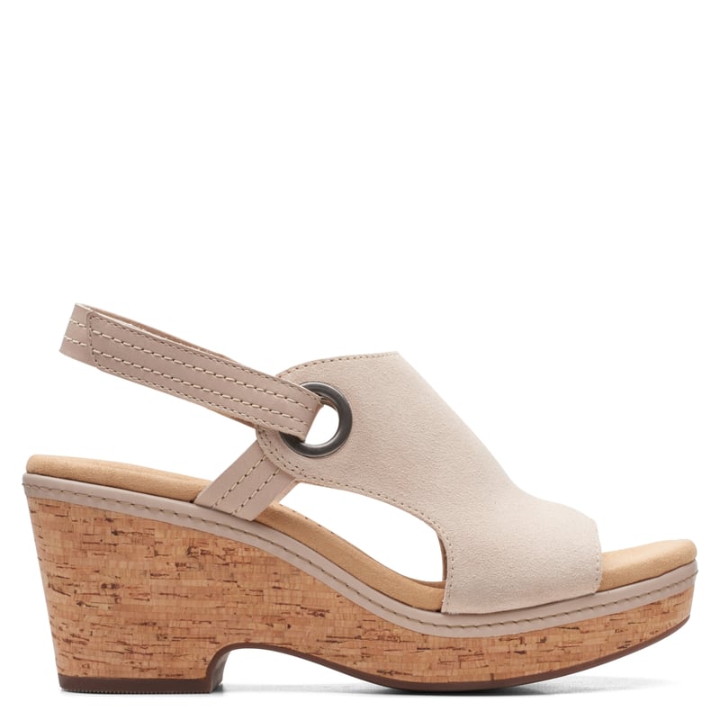 CLARKS Sandalia Mujer Cuero Beige Clarks | falabella.com