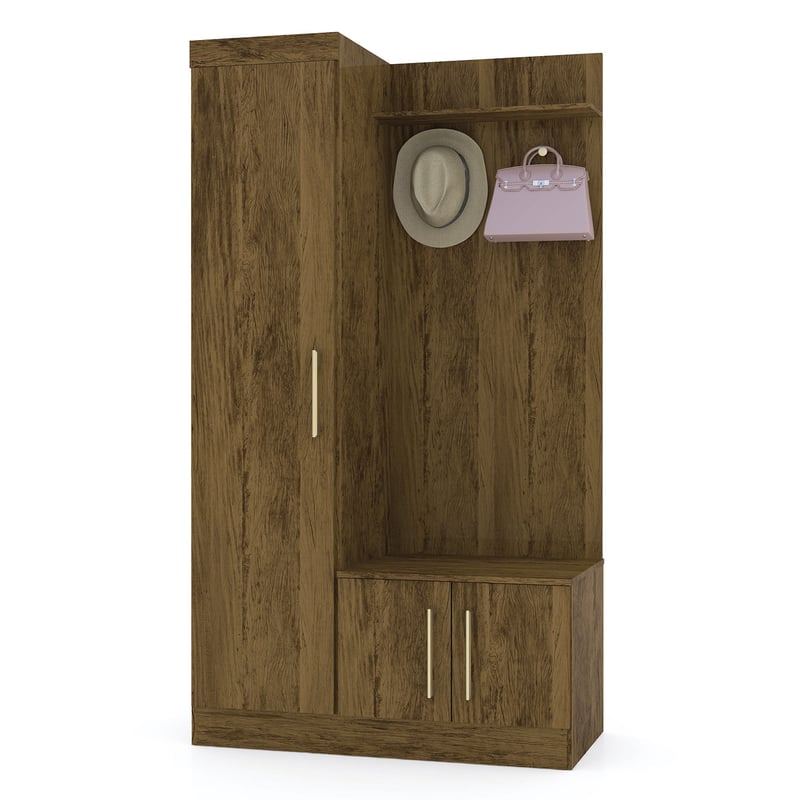 JDO & DESIGN Clóset 3 Puertas Niteroi Perchero Rustico Jdo & Design ...