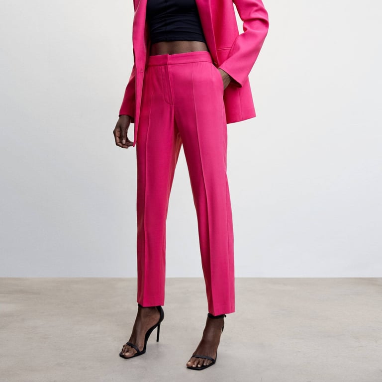 MANGO Pantalón Recto Traje Mujer Mango | falabella.com