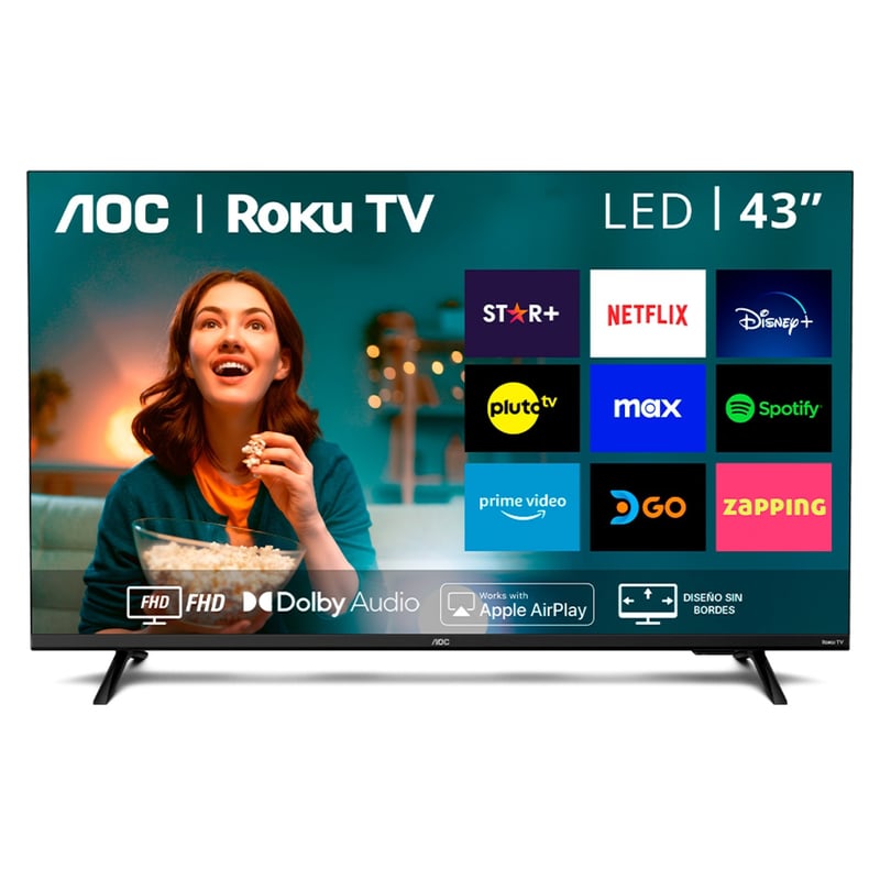 AOC LED Smart TV 43" 43S5135 Full HD AOC | falabella.com