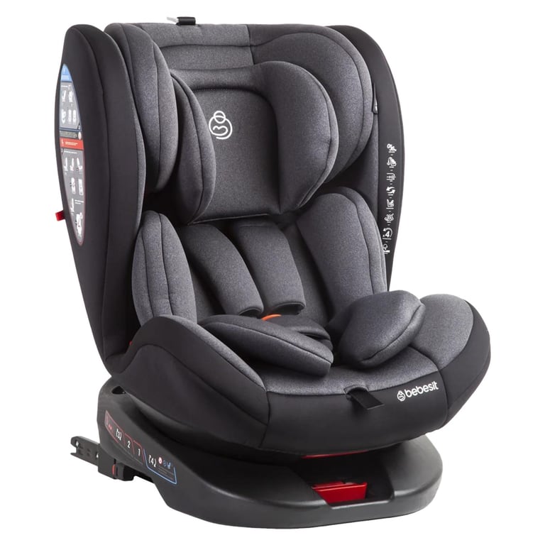 BEBESIT Silla de Auto Saturn Convertible 360° Isofix Bebesit ...