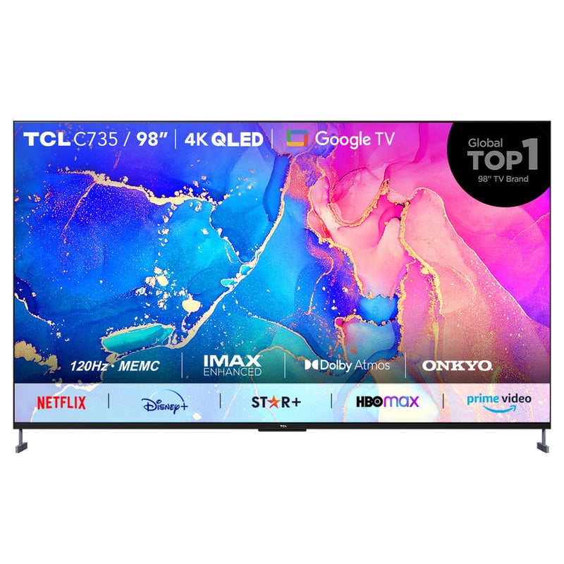 TCL QLED Smart TV 98" TCL-98C735 4K Ultra HD Android TCL | falabella.com