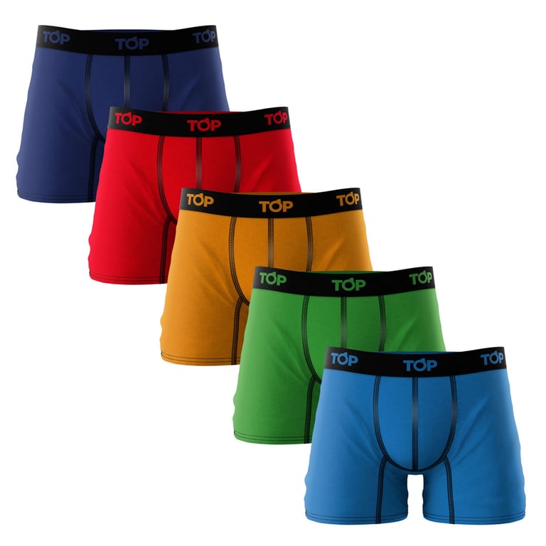 TOP Pack De 5 Boxer Hombre Algodón Top | falabella.com