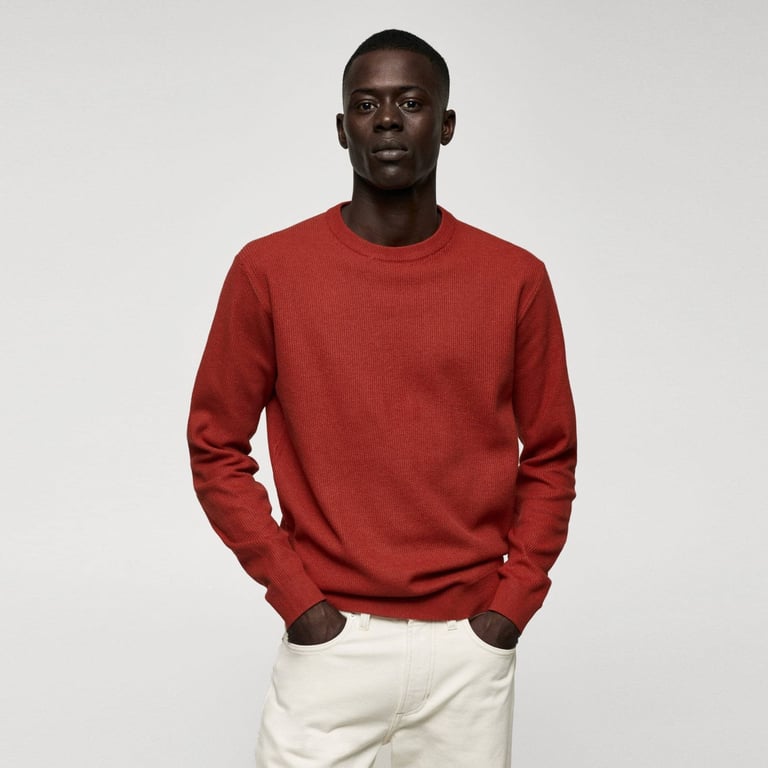 MANGO MAN Sweater Algodón Estructura Hombre Mango Man | falabella.com