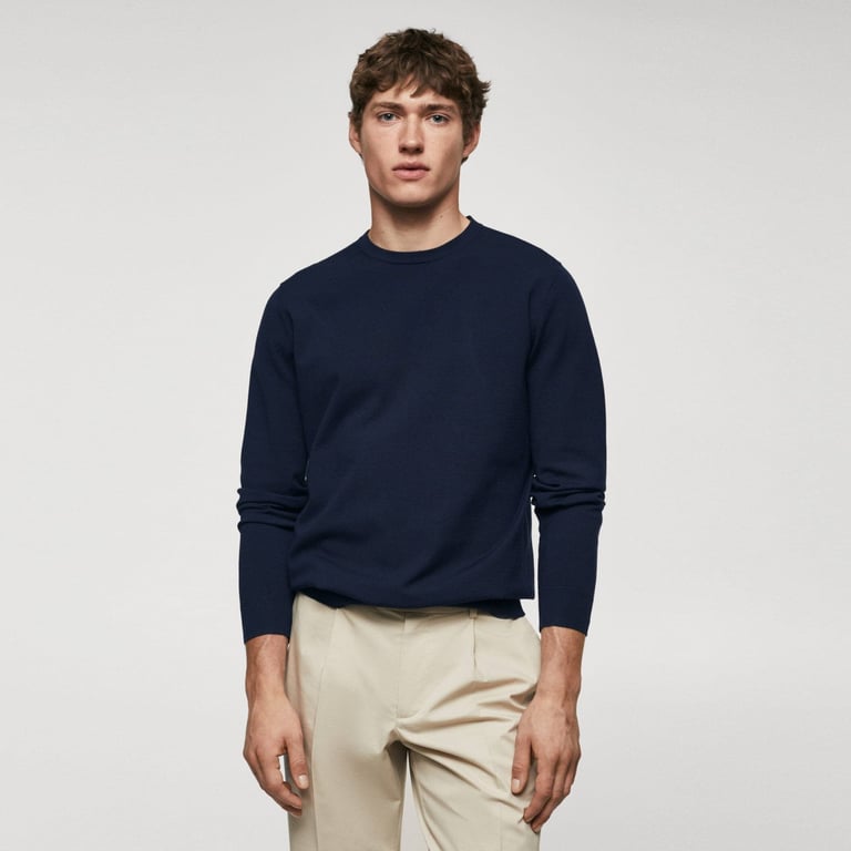 MANGO MAN Sweater Punto Fino Hombre Mango Man | falabella.com