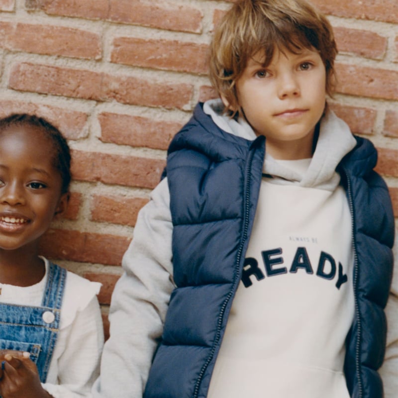 MANGO KIDS Polerón Algodón Mensaje Niño Mango Kids | falabella.com